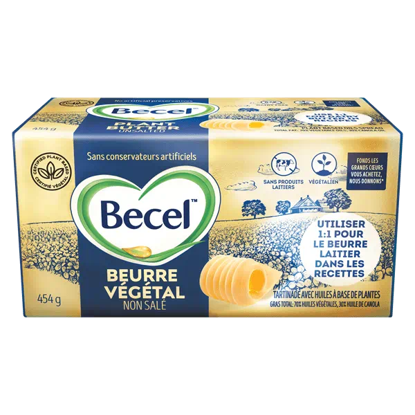 Margarine Becel avec huile d'olive