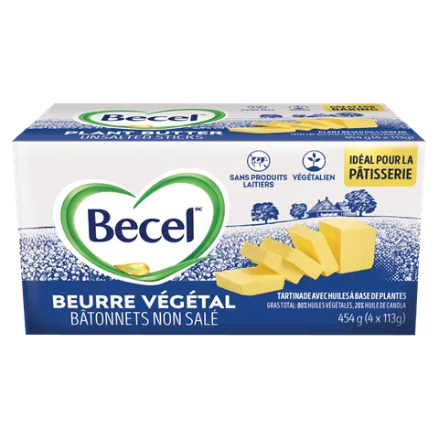 LE BEURRE VÉGÉTAL SANS PRODUITS LAITIERS BECEL | LA VACHE EN MOINS