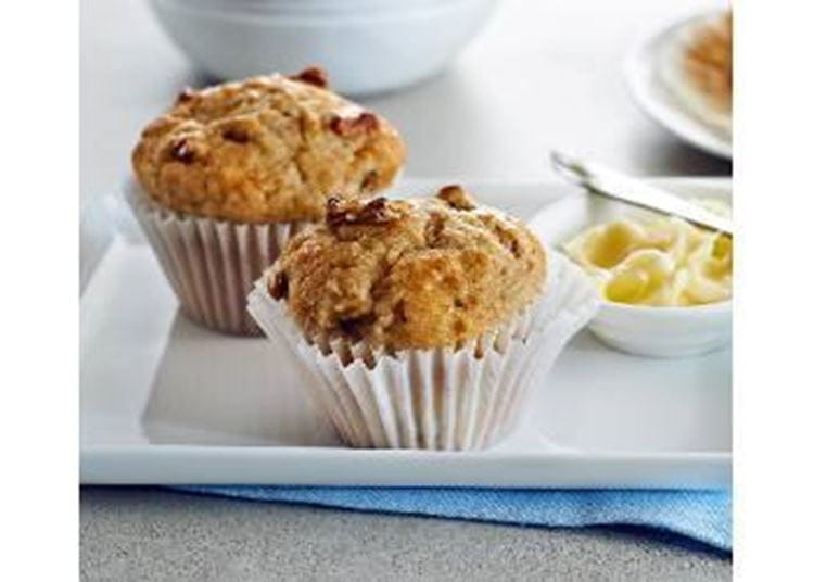 Banana Nut Muffins| Becel